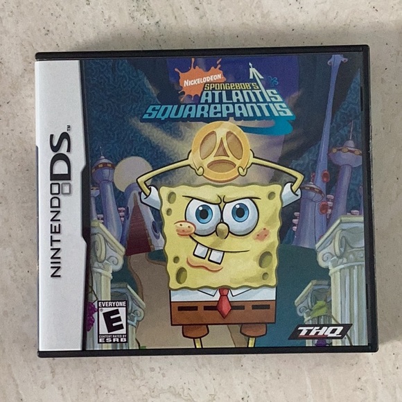 Nintendo | Other | Spongebob Atlantis Squarepantis Ds Game Complete ...